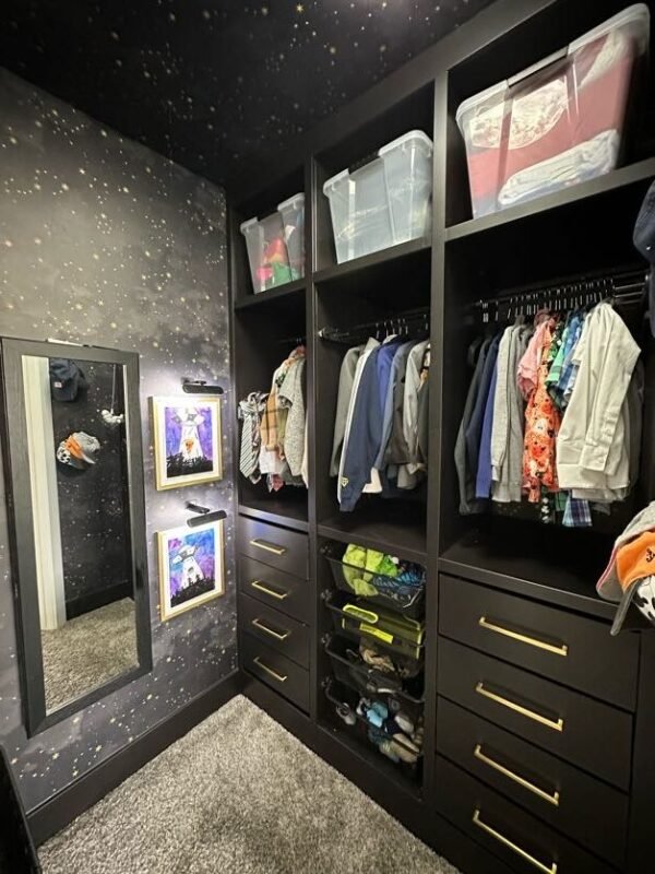 Mission Organization: Space-Themed Closet - SPetrichHome
